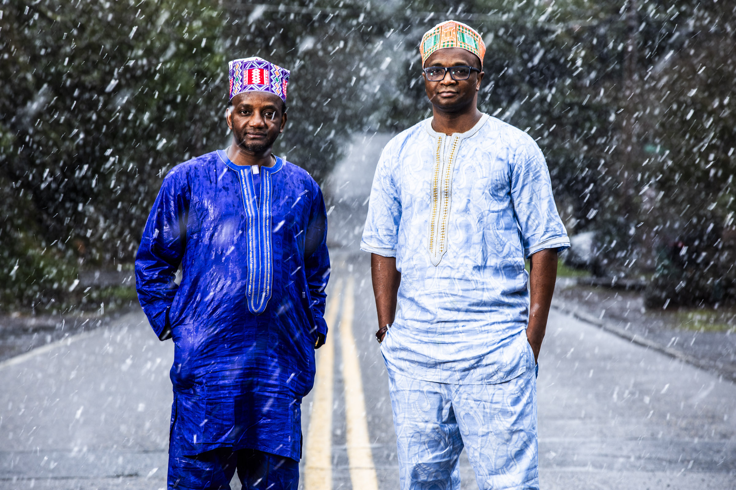 ADLaM creators Ibrahima and Abdoulaye Barry, near their home in ...